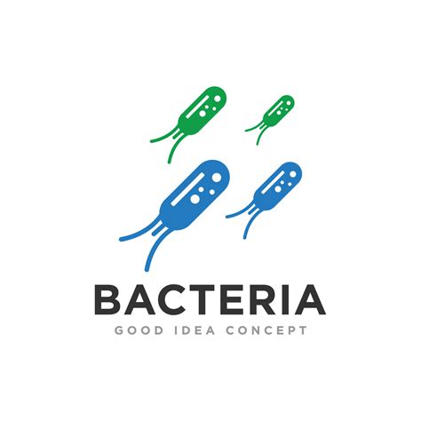 Bacteria Logo Design Vector Template 10933273 Vector Art At Vecteezy
