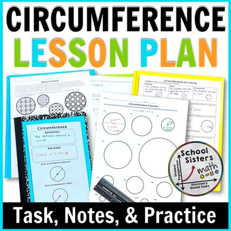 Pbl Find The Circumference Lesson Task Notes Practice Activity 7th Grade