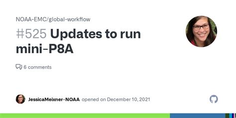 Updates To Run Mini P8a · Issue 525 · Noaa Emcglobal Workflow · Github