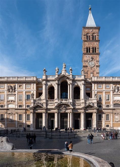 The Papal Basilica Of Saint Mary Major In Rome Italy