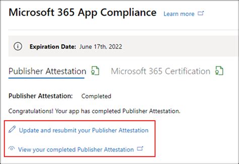 Microsoft 365 应用合规性计划用户指南 Microsoft 365 App Certification Microsoft