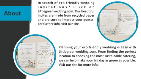 Ppt Eco Friendly Wedding Invitations