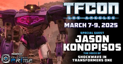 Transformers Voice Actor Jason Konopisos To Attend Tfcon Los Angeles 2025