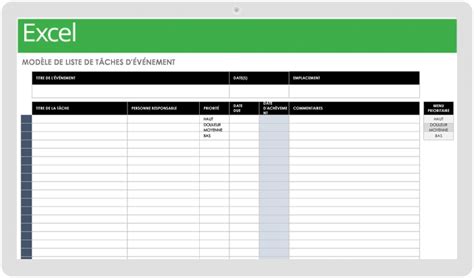 21 Modèles gratuits dorganisation dévénement Smartsheet