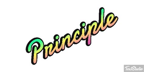 Principle Word Animated  Logo Designs