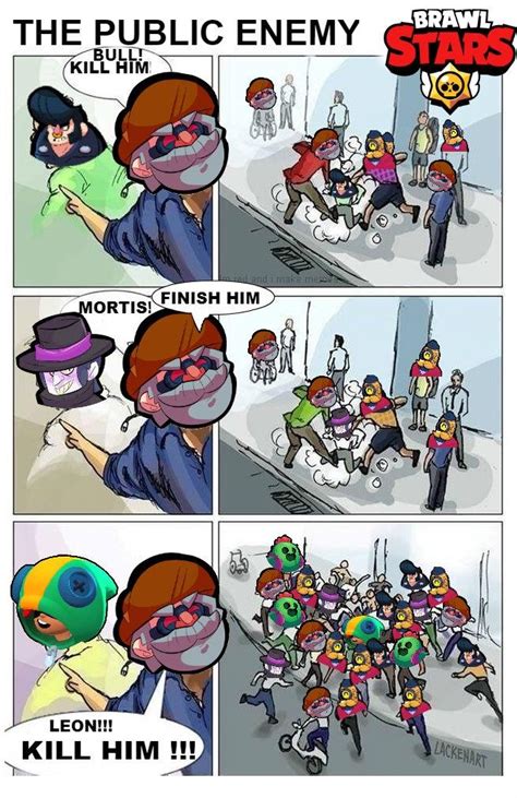 Leon In Showdown Rbrawlstars