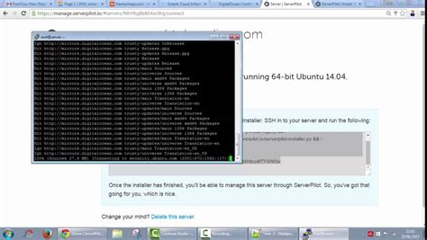 Bikin Droplet Baru Digitalocean Dengan Serverpilot Dan Install