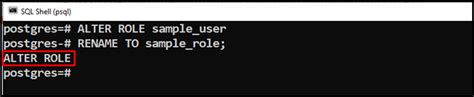 How To Rename A Userrole In Postgresql Commandprompt Inc