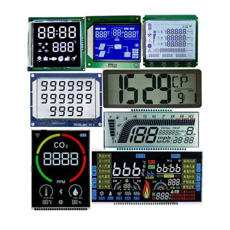 Factory Custom Lcd Dot Matrix Monochrome 7 Segment Cob Display Module