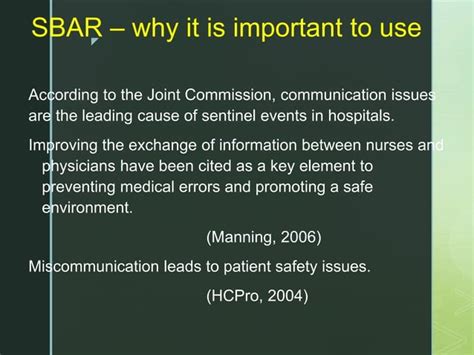 Sbar Communication Model Ppt