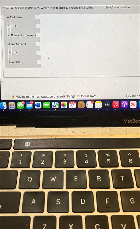 Solved The Classification System Most Widely Used To