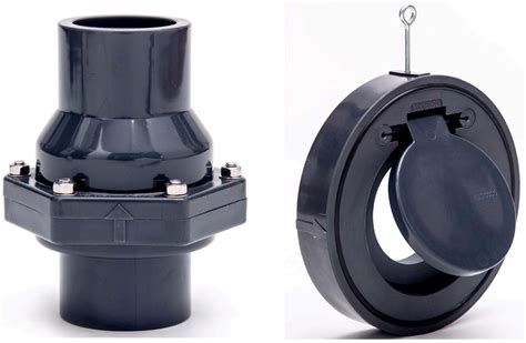 High Quality Non Return Valve Nrv Water Industrial Threatment System Pvc Swing Check Valve