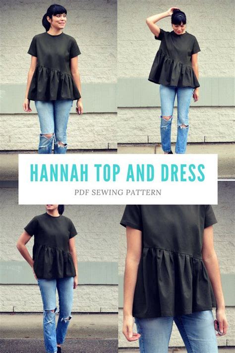 The Hannah Top And Dress Sewing Pattern