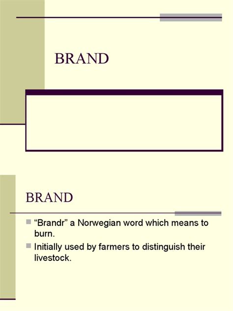 Brand Introduction Brand Sales