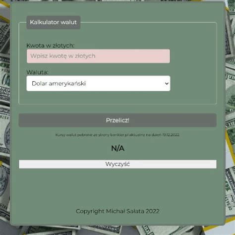 Github Salata Michal Currency Conventer