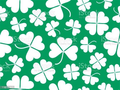 클로버 잎과 완벽 한 패턴입니다 샴 록과 성 패트릭의 날 배경 벡터 일러스트 0명에 대한 스톡 벡터 아트 및 기타 이미지 0명 3월 4 Istock
