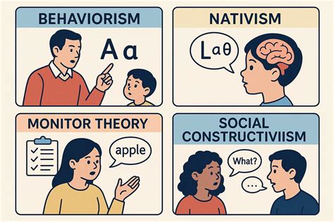 Behaviorism Nativism Monitor Theory And Social Constructivism Four