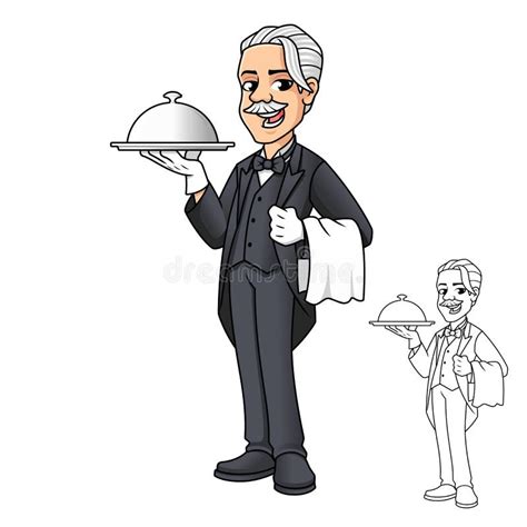Butler And Maid Clipart
