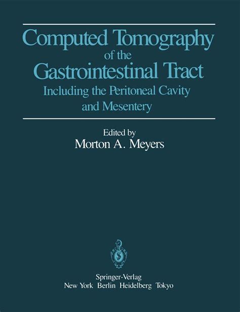 Computed Tomography Of The Gastrointestinal Tract 9780387962320