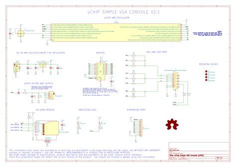 Uchip Simple Vga Console An Open Source Easy To Build And Easy To