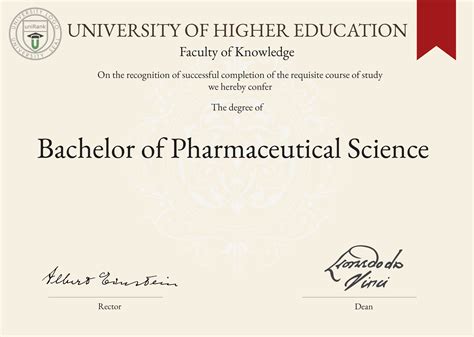 Bachelor Of Pharmaceutical Science Bpharmsc