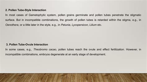 Presentation On Self Incompatibility Pptx