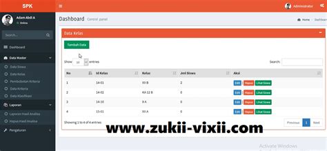 download source code aplikasi sistem pendukung keputusan siswa berbasis php