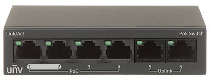 Switch Poe Nsw2020 6T Poe In 4 Portowy Uniview UNIVIEW Sklep EMPIK