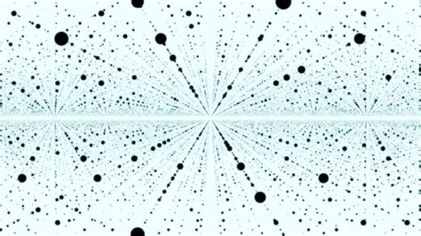 Premium Photo Flying Inside Abstract Space With Rows Of Flying Dots Animation Endless Quantity