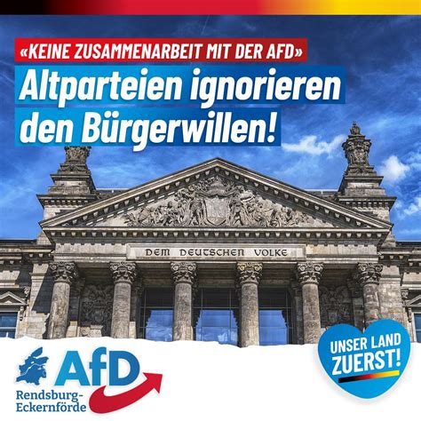 Nach AfD Erfolg Altparteien ignorieren den Bürgerwillen AfD
