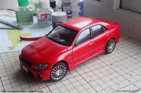 Fujimi Toyota Altezza RS200 1 24 Build Photographs And Kit Review