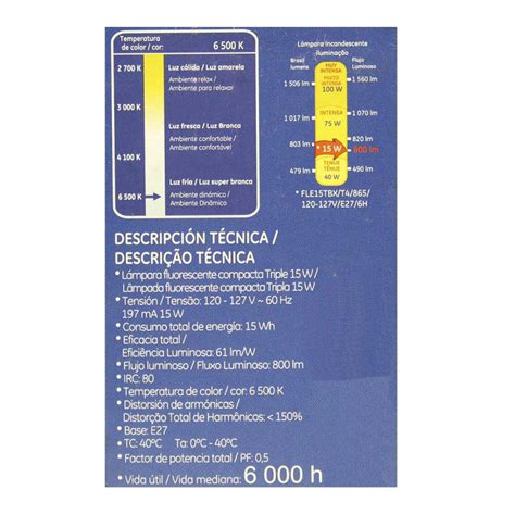 Lâmpada Compacta Fluorescente Eletrônica Formato U GE Valepinho