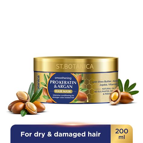 Buy Pro Keratin And Argan Oil Hair Mask 200ml Online Best Price St
