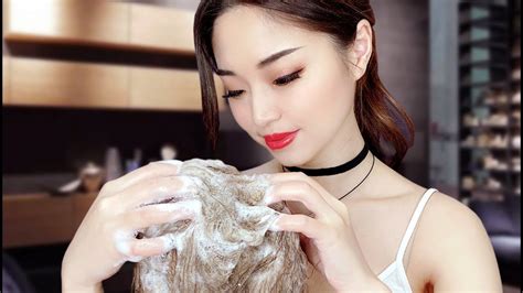 ASMR Relaxing Shampoo And Hair Wash YouTube