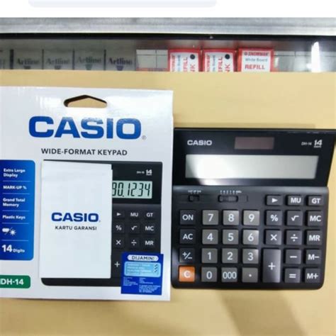 Jual Kalkulator DH 14 Casio 14 Digit Calculator Original Jakarta Utara MENTARI 98 Tokopedia