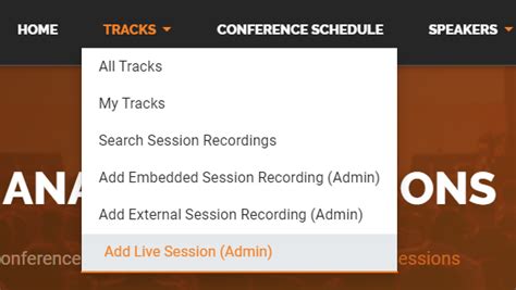 Add A Live Session To A Track Higher Logic