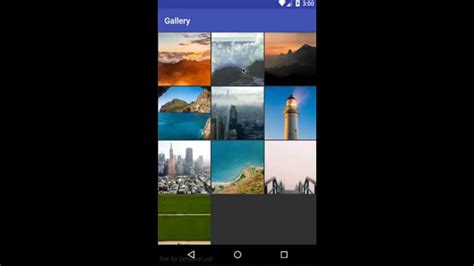 Quick Simple Image Gallery In Android Studio 14 Using Glide Youtube