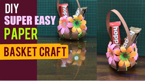 How To Make Paper Basket DIY Paper Crafts Easy Paper Basket Idea