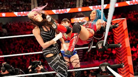Dakota Kai And Iyo Sky With Bayley Vs Becky Lynch And Mia Yim Raw January 2 2023 Wwe