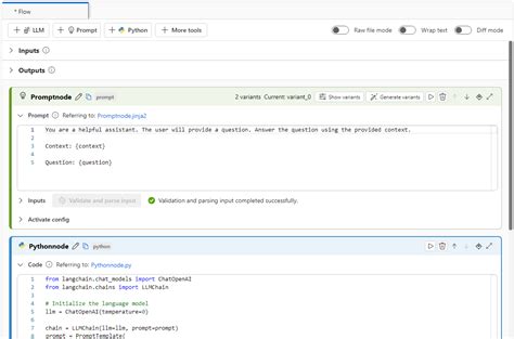 Integrate LangChain in prompt flows - Azure Machine Learning | Microsoft Learn