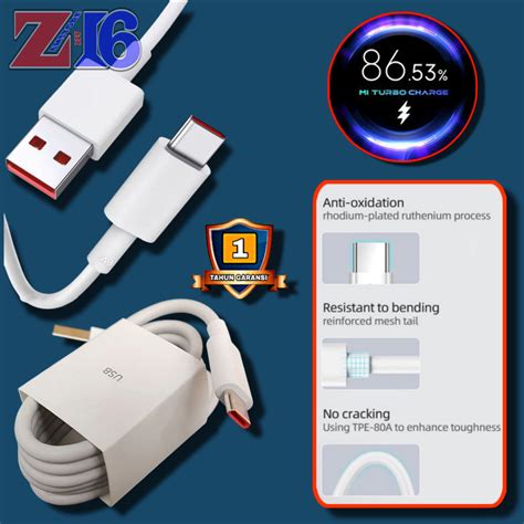 ORIGINAL Original Xiaomi POCO X USB Type C Turbo CHARGE Charging Data Cable Shopee Malaysia