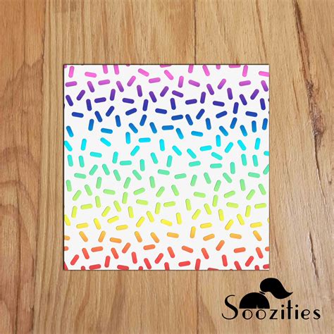 Mini Sprinkles Stencil Soozities