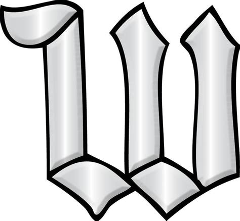 Letter W Glass Alphabet Bevel Clusters The Avenue Stained Glass