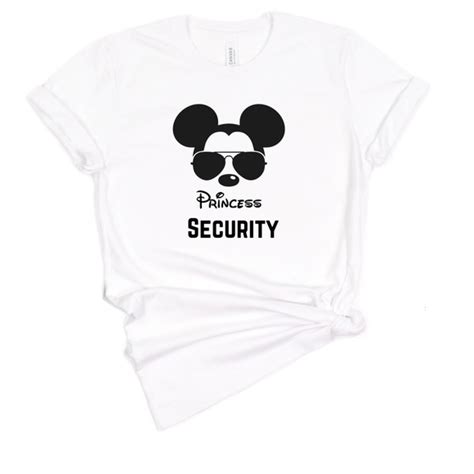 Bella Canvas Tops Mickey Mouse Princess Security Custom Made Tshirt Poshmark