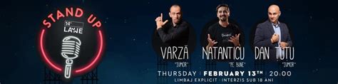 Bilete La Stand Up Comedy Cu Natanticu Dan Tutu Si Varza