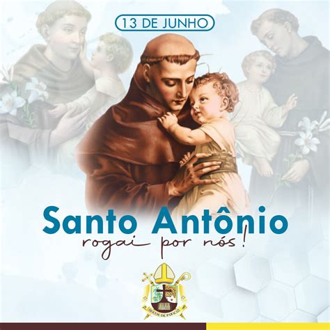 13 de junho dia de Santo Antônio Diocese de Paracatu