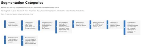 Solved Segmentation Categories Marketers Have Many Ways To Chegg