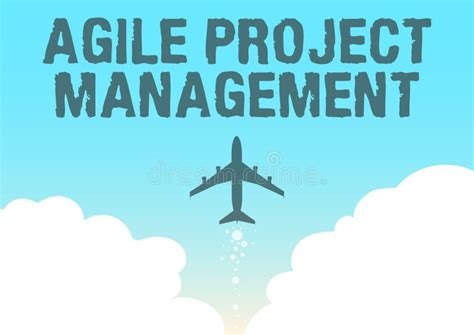 Writing Displaying Text Agile Project Management Business Showcase Management Methodology From