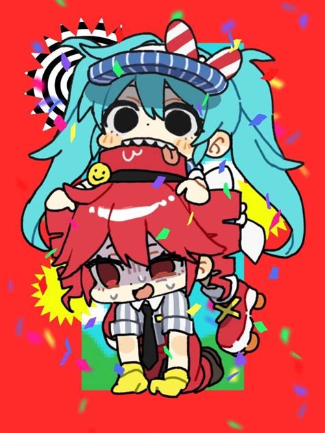 Miky And Teto In 2024 Miku Hatsune Vocaloid Miku Hatsune Chibi Cute