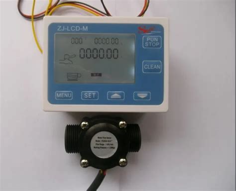 Hall Effect G3 4 Flow Water Sensor Meter Digital LCD Display Control